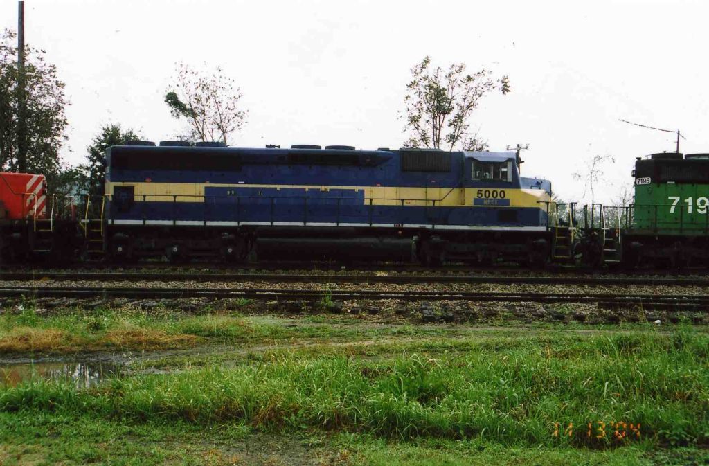 SD50M-3 on CSX train Q545